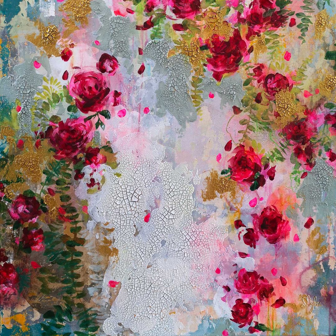 Twenty Roses 80 X 80 Cm Amylee Paris